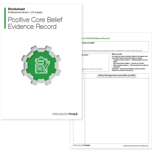 Positive Core Belief Evidence Record | Psychology Tools