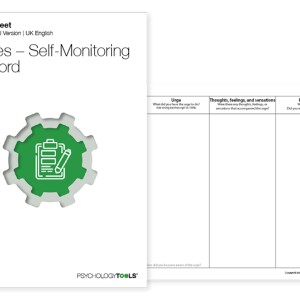 Urges – Self-Monitoring Record | Psychology Tools