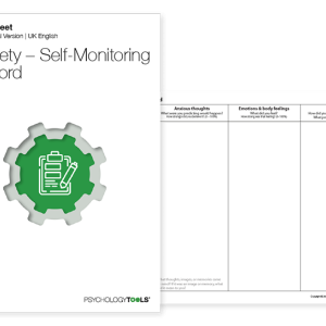 Anxiety – Self-Monitoring Record | Psychology Tools