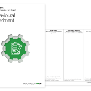 Behavioral Experiment | Psychology Tools