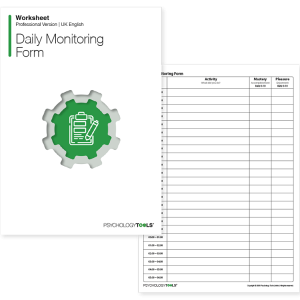 Daily Monitoring Form | Psychology Tools