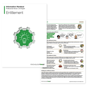 Entitlement | Psychology Tools