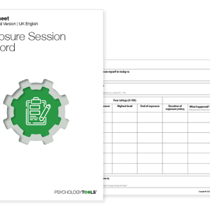 Exposure Session Record | Psychology Tools
